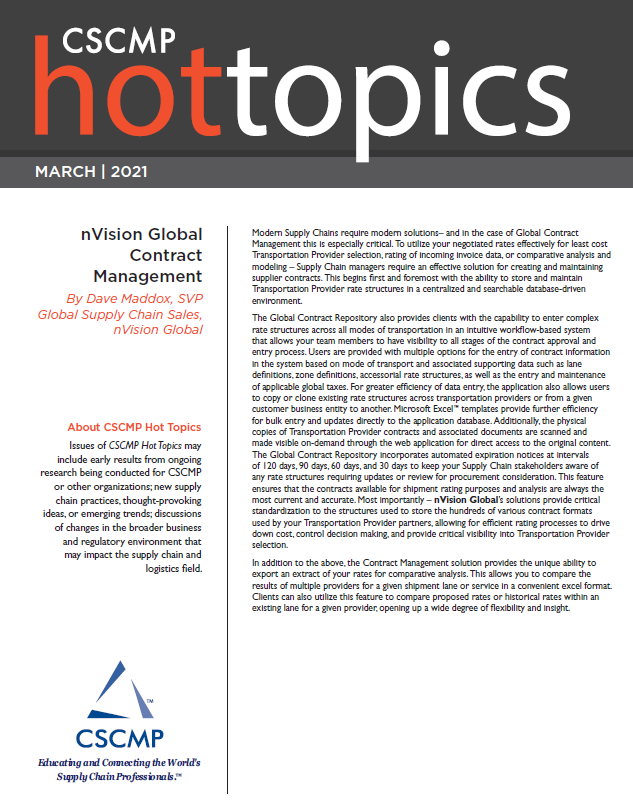 nVision Global Contract Management